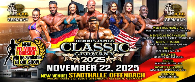 2025 Dennis James Classic Germany Pro Qualifier - IFBB Pro