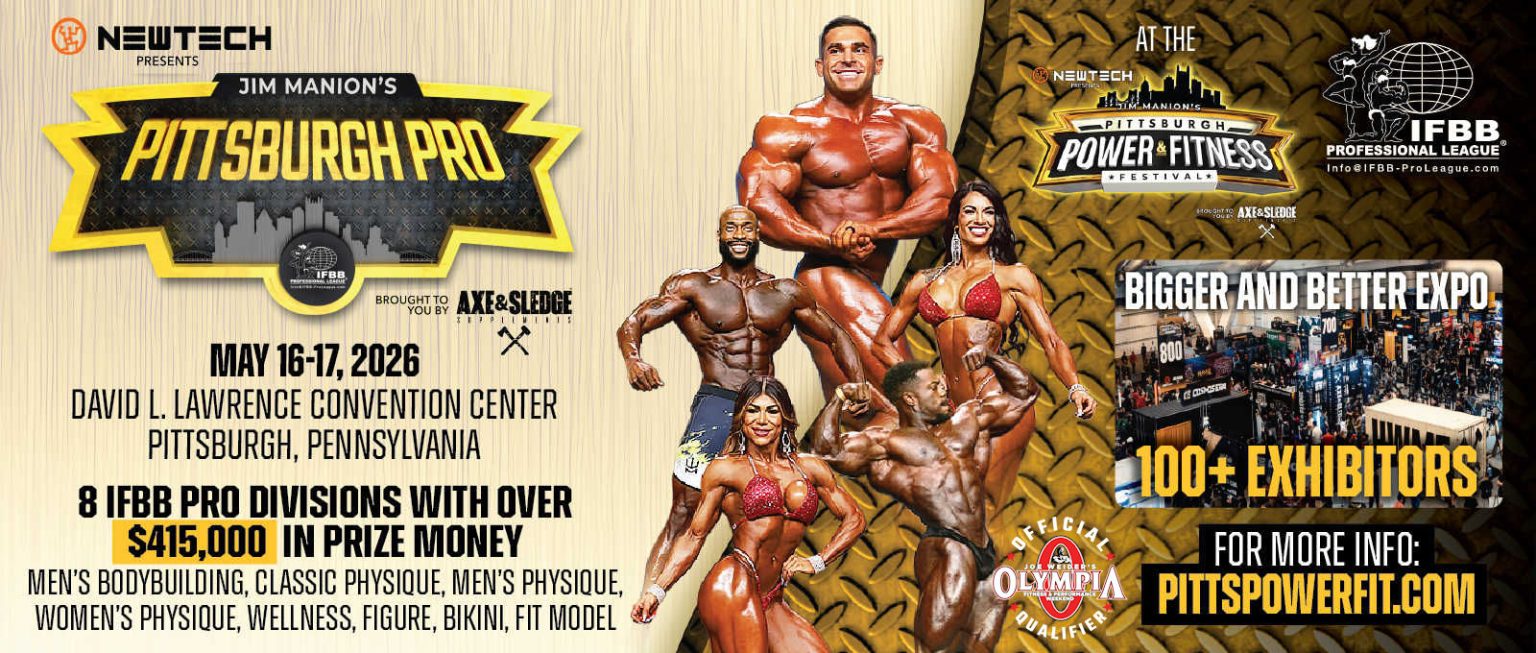 2026 Pittsburgh Power & Fitness Festival - IFBB Pro